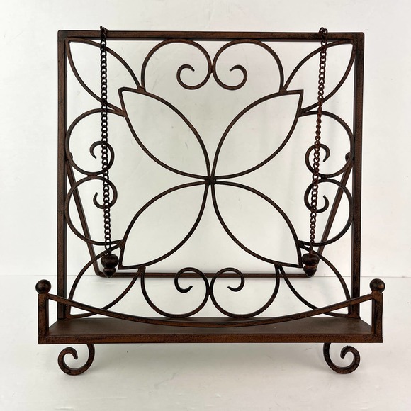 Unbranded | Kitchen | Decorative Scrolled Metal Cookbook Easel Stand ...
